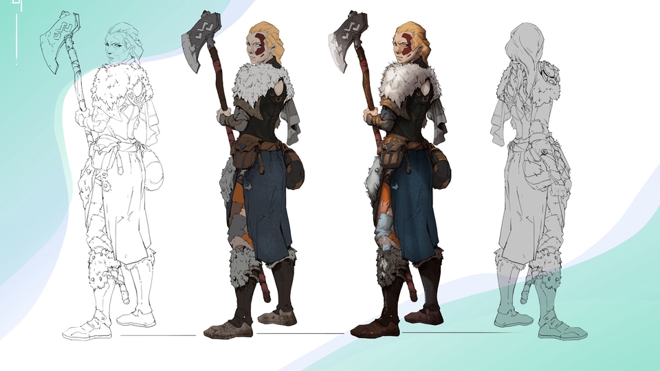 ออกแบบตัวละครในเกม/Character Design Game