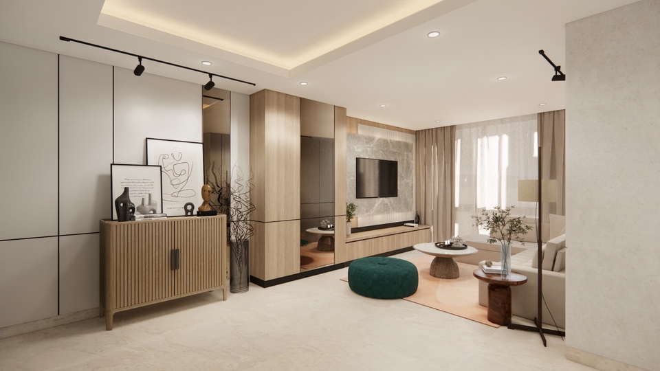 Desain Interior Living room, Bedroom, Interior Apartment, Rumah Tinggal ...