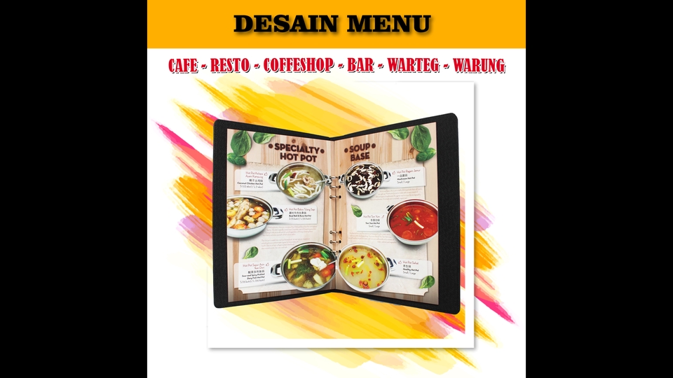 DESAIN MENU CAFE/RESTO