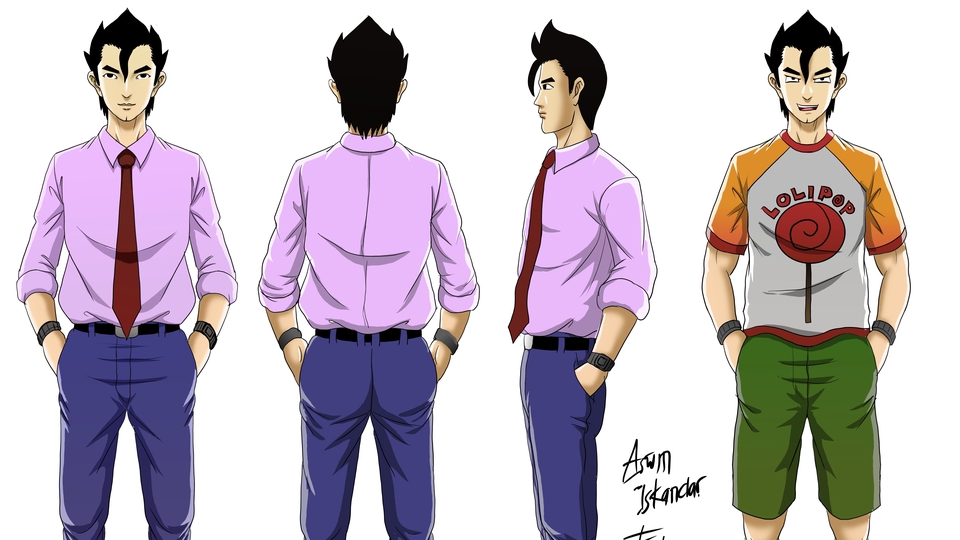 Melayani jasa desain karakter