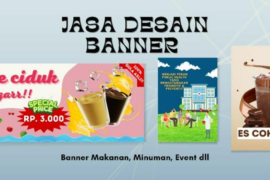DESAIN BANNER PERIKLANAN & EVENT