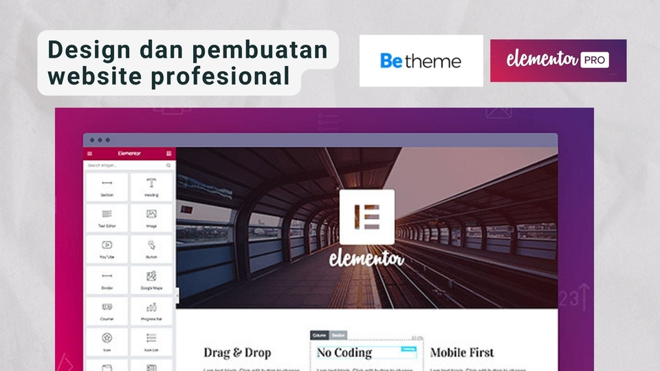 Desain Website Menggunakan Elementor/BeTheme