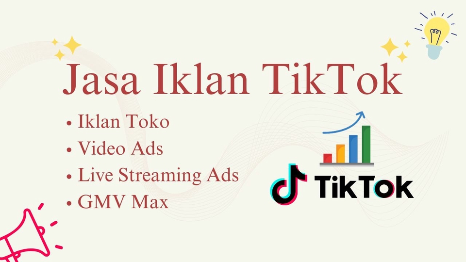 Jasa Iklan TikTok (Iklan Toko, Video Ads, Live Streaming Ads, GMV Max)