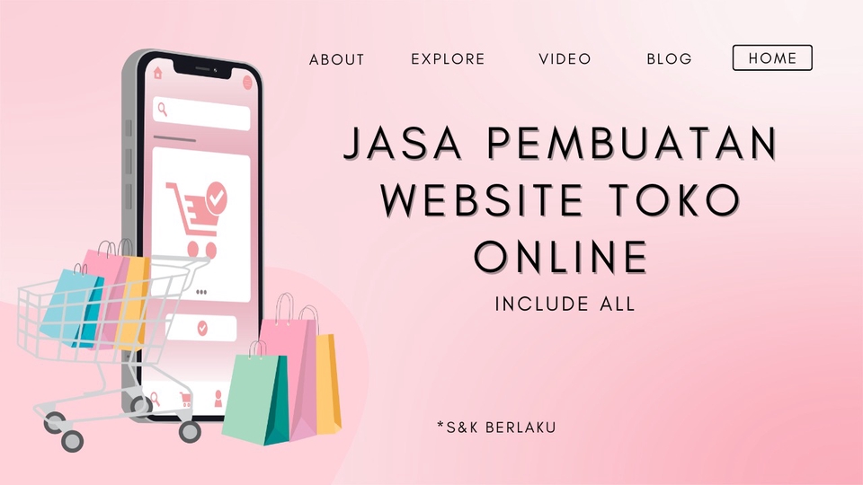 Jasa Pembuatan Toko Online Include Semua