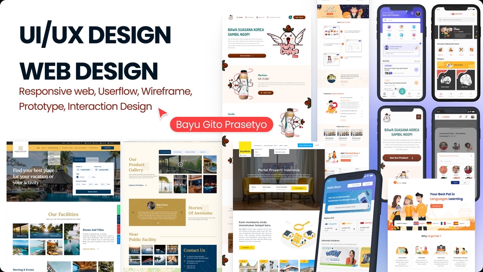 DESIGN MOBILE APPS / WEBSITE & RESPONSIVE WEBSITE DARI USERFLOW ...