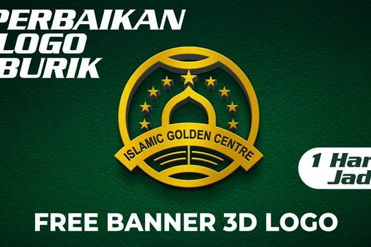 GAMBAR ULANG LOGO | LOW TO HIGH RESOLUTION