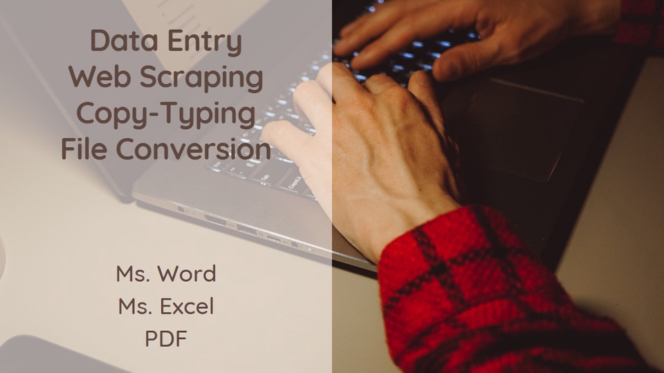 Typing Service, Data Entry Fast Response