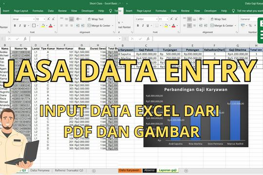 Input Data ke Excel lewat Gambar, PDF, Data Produk, Dan Google Form