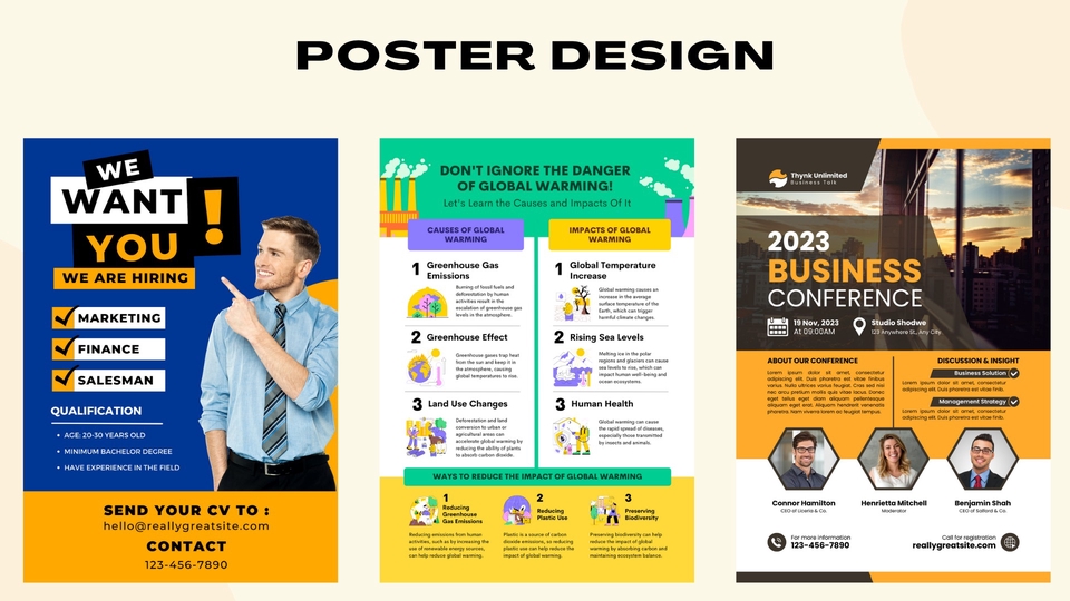 Desain Poster (iklan, tugas dsb), Mind map & Infografis with Canva 24 jam