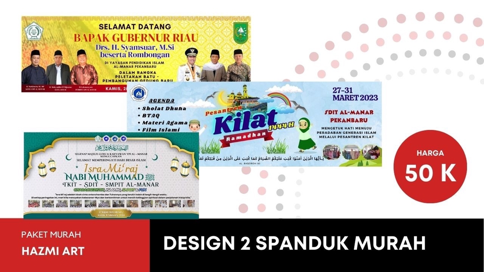 Design Spanduk Sederhana