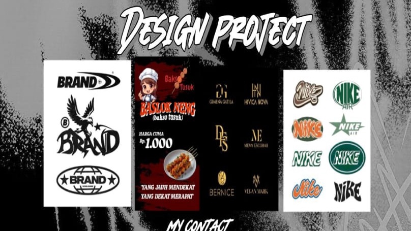 desain logo yang unik dan menarik