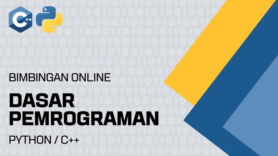 JASA BIMBINGAN BELAJAR ONLINE DASAR PEMROGRAMAN PYTHON/C++