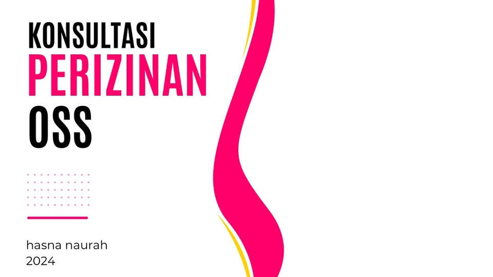 Konsultasi OSS NIB dan Perizinan Berusaha