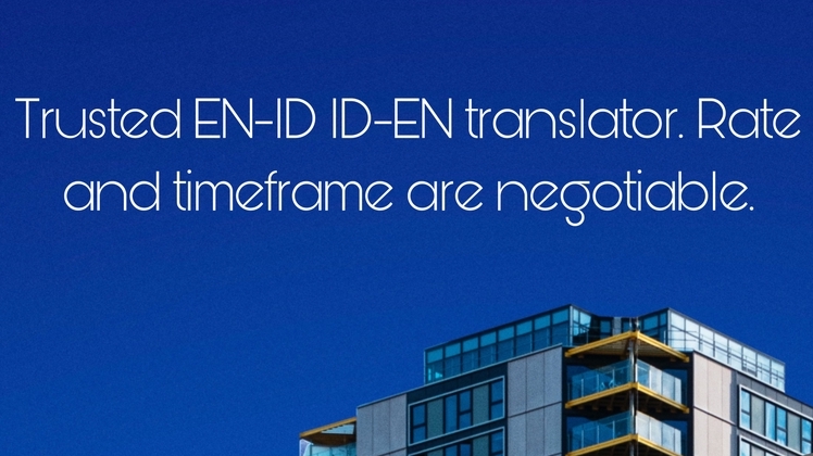 EN-ID ID-EN Document Translation