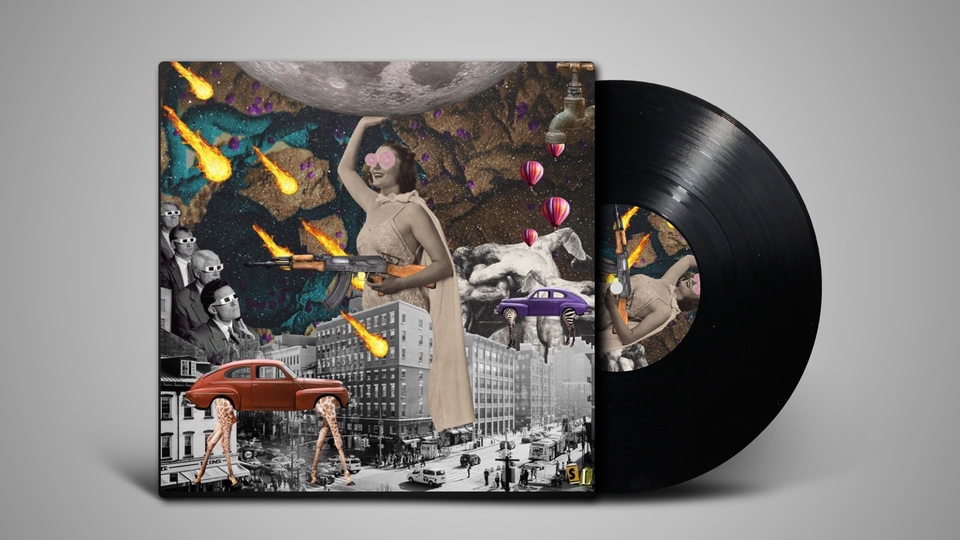 Desain Cover Album, Spotify, CD, Kaset