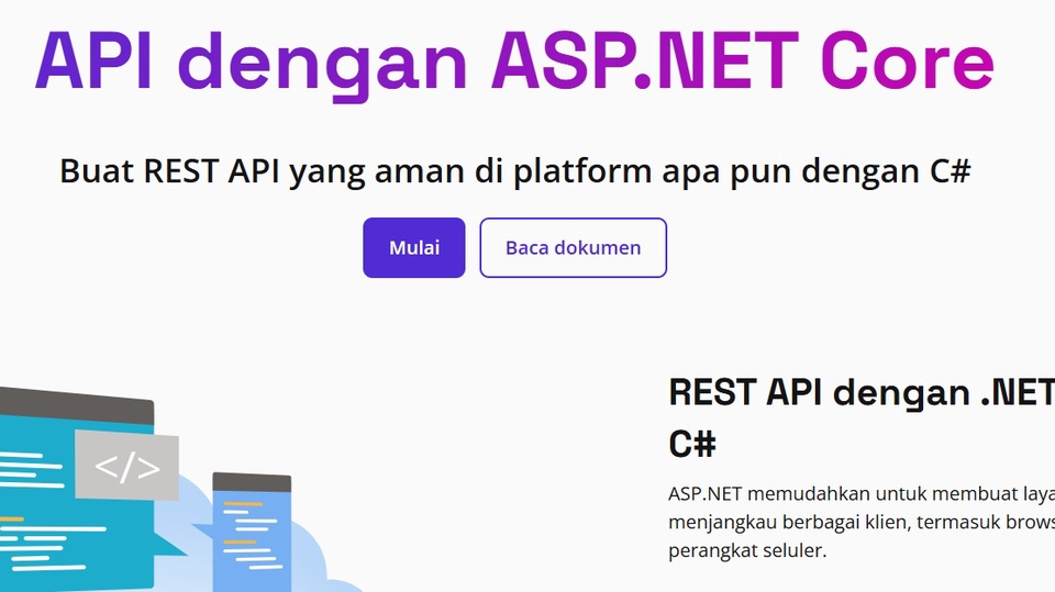 Jasa Pembuatan API dengan .NET Core Web API