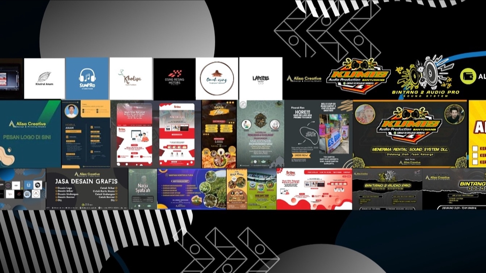 Pembuatan logo sederhana dan kreatif