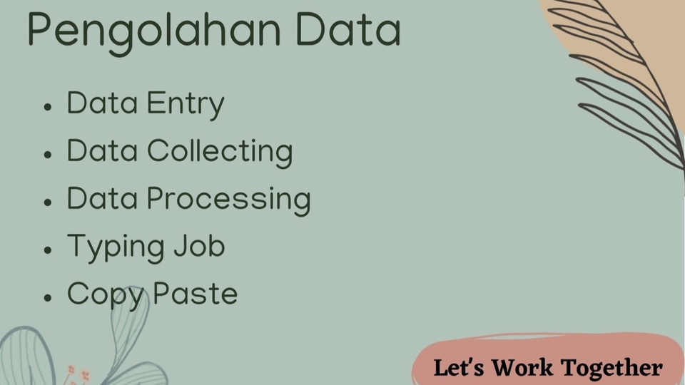 JASA PENGOLAHAN DATA CEPAT, RAPIH & TELITI