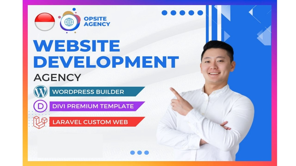 Jasa Pembuatan Company profile dan Landing page Website development Wordpress DIVI Laravel