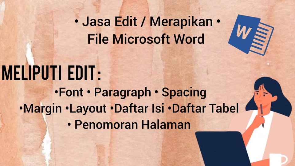 Jasa Edit / Merapikan Dokumen - MS WORD