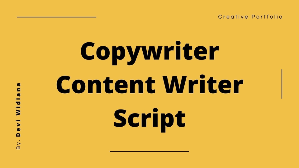 Jasa Content Writer Dan Script Video
