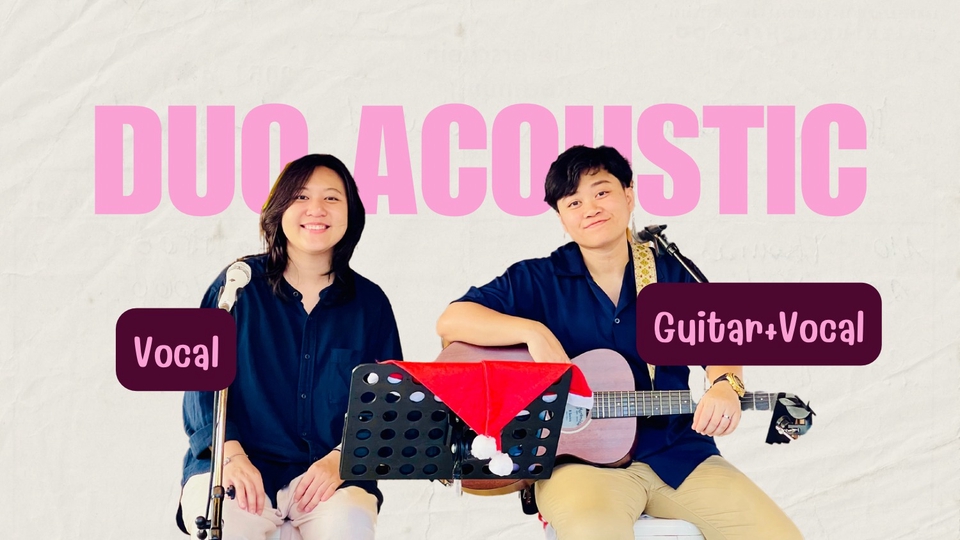 SWEET DUO : นักดนตรี 2ท่าน นักร้องและมือกีตาร์ร้องคอรัสเสียงประสาน