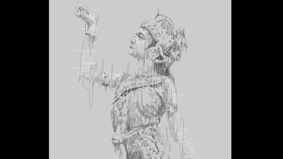 Potrait Digital Scribble, dan Illustrasi