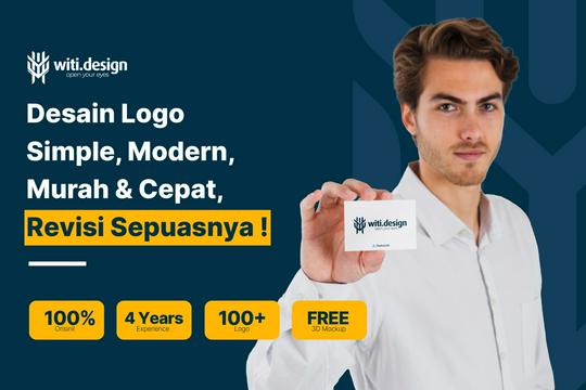 DESAIN LOGO SIMPLE MURAH DAN CEPAT, REVISI SEPUASNYA