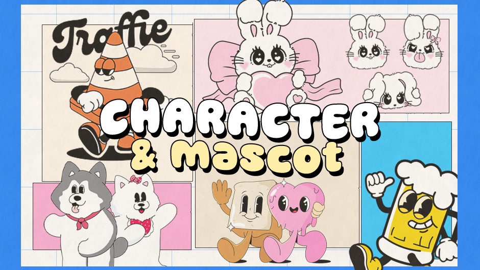 ออกแบบ Character & Mascot for branding สร้างเอกลักษณ์เฉพาะตัวและน่าจดจำ