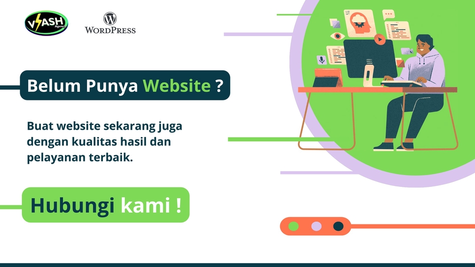 Website WordPress Profesional Landing Page dan Custom