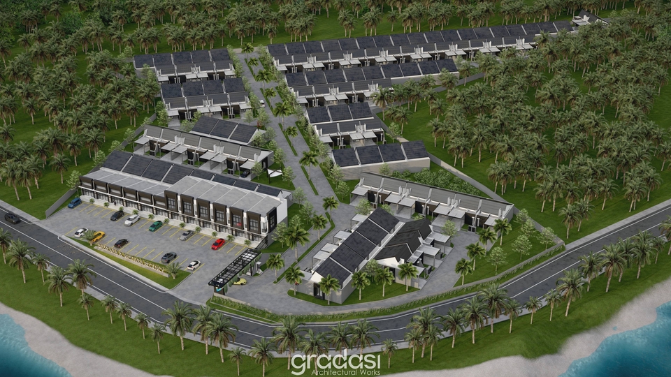 Desain Gambar Site Plan Perumahan & Cluster