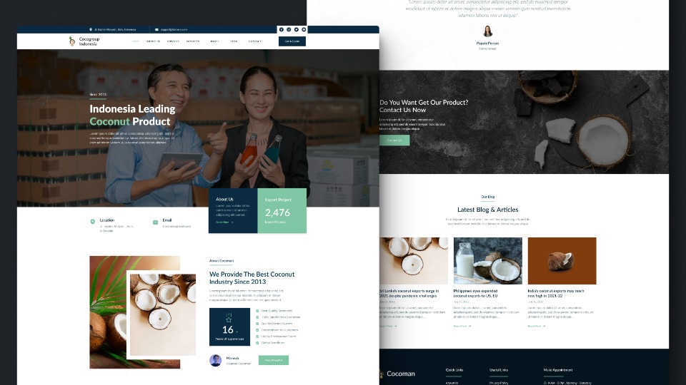 Desain Website WordPress Elementor Kreatif dan Minimalis