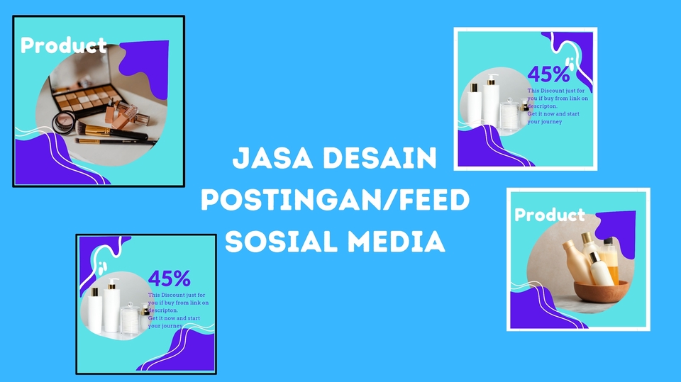 Jasa Desain Postingan/Feed Sosial Media