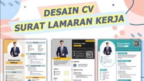OPEN JASA DESAIN CV (Curriculum Vitae) / RESUME 1 Hari Selesai