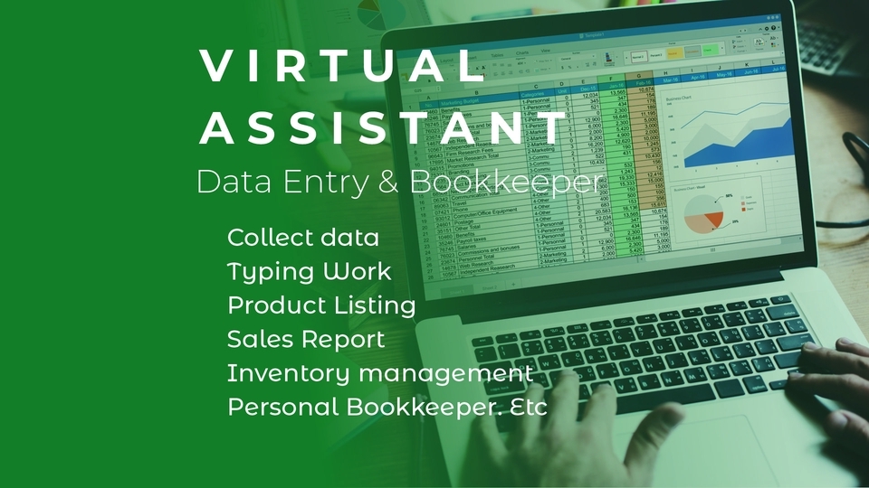 Jasa Data Entry & Bookkeeper ( Virtual Assistant)