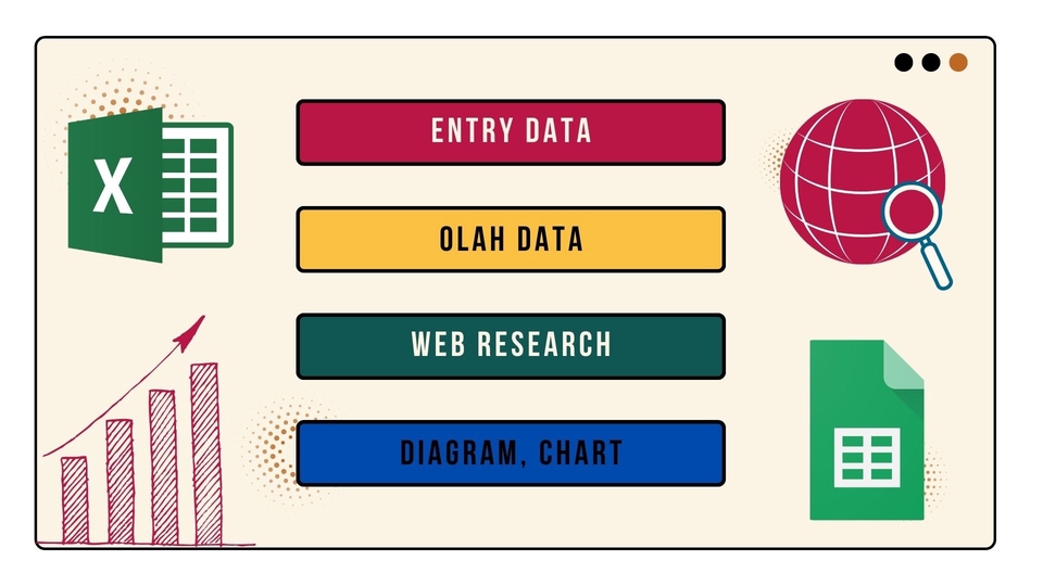 Jasa Entry Data, Olah Data, Visualisasi Data, Data Mining dan Internet Research, Cepat dan akurat