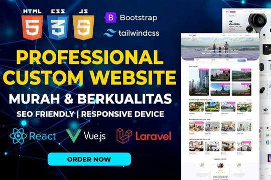 Jasa Pembuatan Website Custom Murah Berkualitas | Laravel, React JS ...