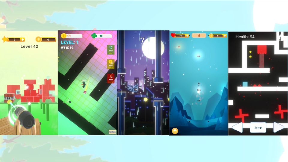 2D/3D/Augmented Reality (AR) Game Android, Desktop Windows, & WEBGL