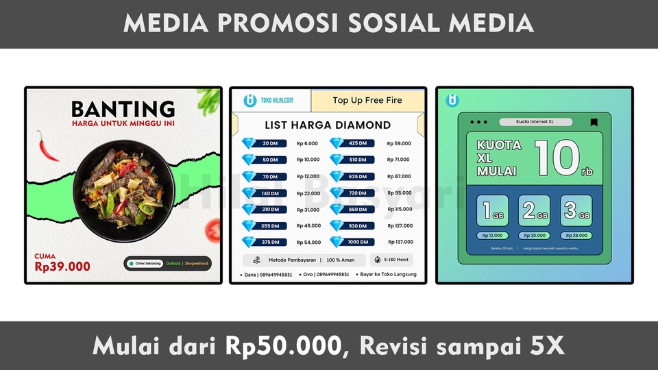 Desain POSTER,BANNER, KONTEN PROMOSI YANG MENARIK dan BERNILAI untuk SOSMED