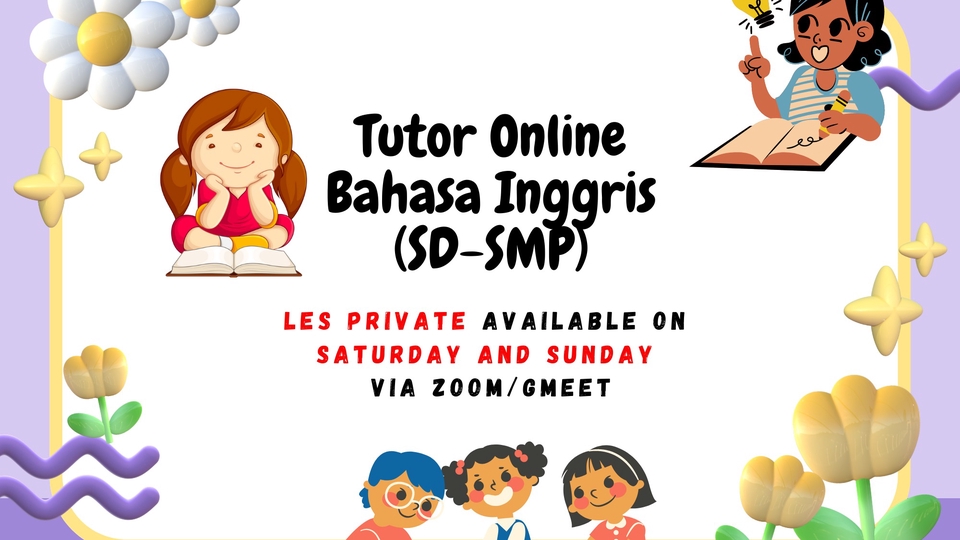 TUTOR / LES ONLINE BAHASA INGGRIS (SD-SMP)