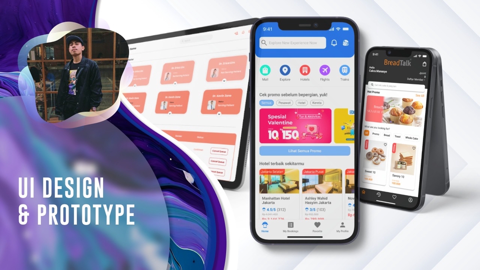 UI Design untuk Aplikasi Mobile, Tablet & Website