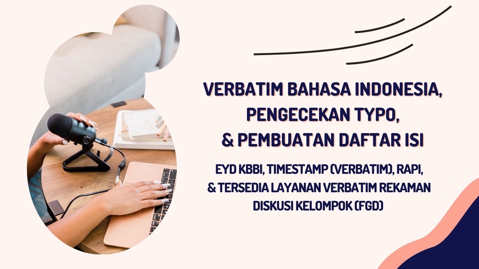 Transkrip Verbatim Bahasa Indonesia, Pengecekan Typo, dan Pembuatan ...