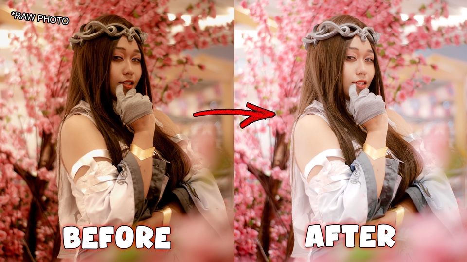 Coloring and Retouching RAW Photo
