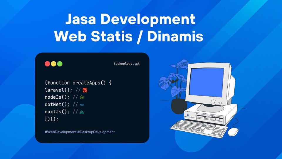 Jasa Development Web Statis / Dinamis