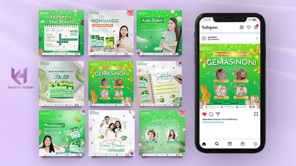 Design Social Media Instagram/Desain Feed Instagram, story, cover