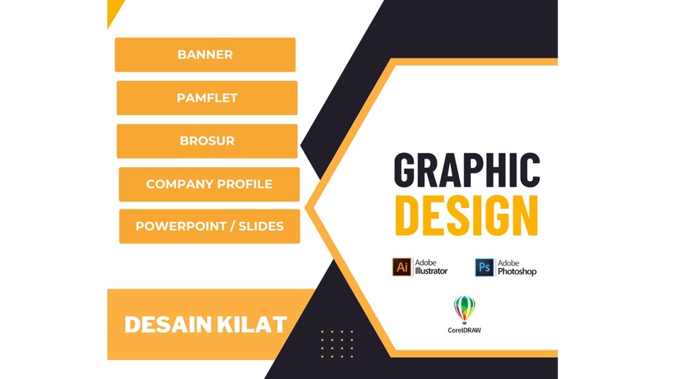 Desain Kilat Banner/Brosur/Pamflet/Company Profile/Presentasi
