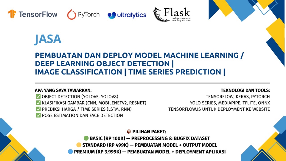 Spesialis Pembuatan Model AI: Object Detection, Image Classification ...