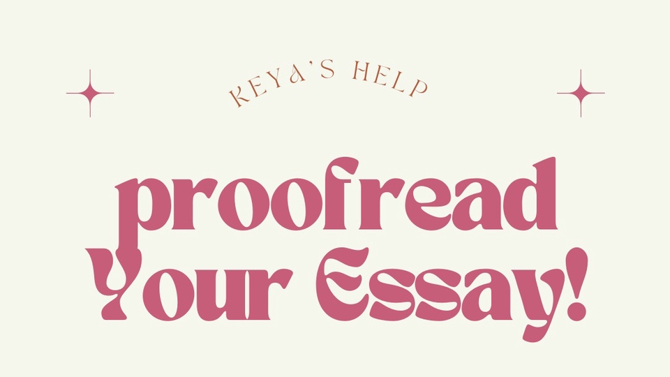 Proofreading Essay Beasiswa
