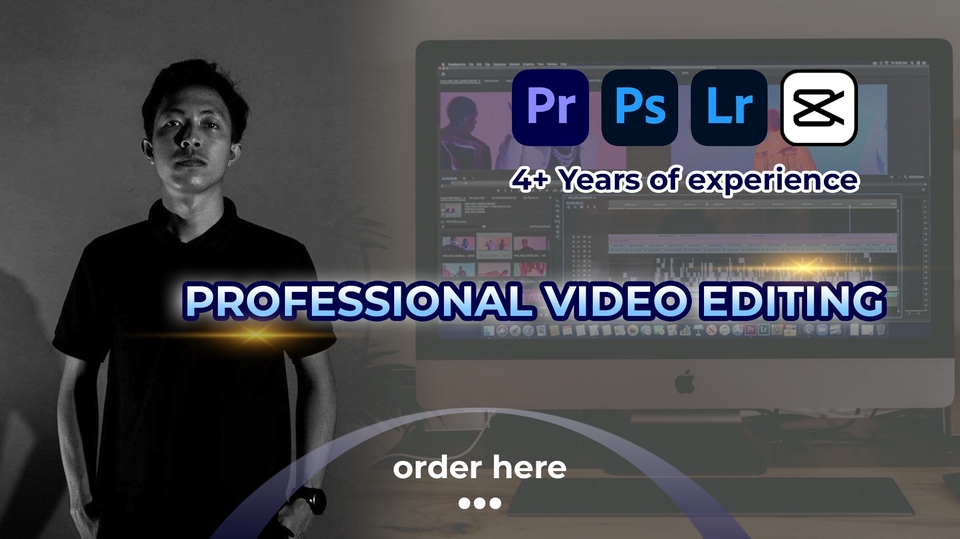 Professional video editing for youtube, instagram, short video