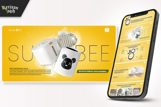 DESAIN WEB BANNER / BANNER DEKORASI TOKO (SHOPEE, TOKOPEDIA, LAZADA ...